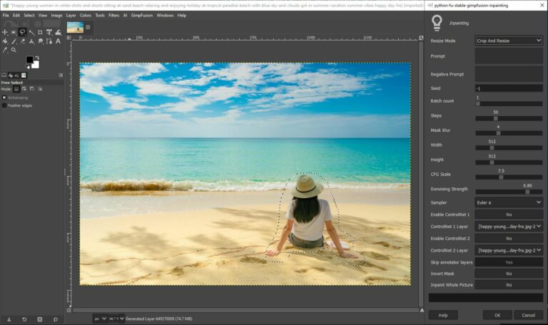 GIMP Stable Diffusion Integration – Open Creative Cloud