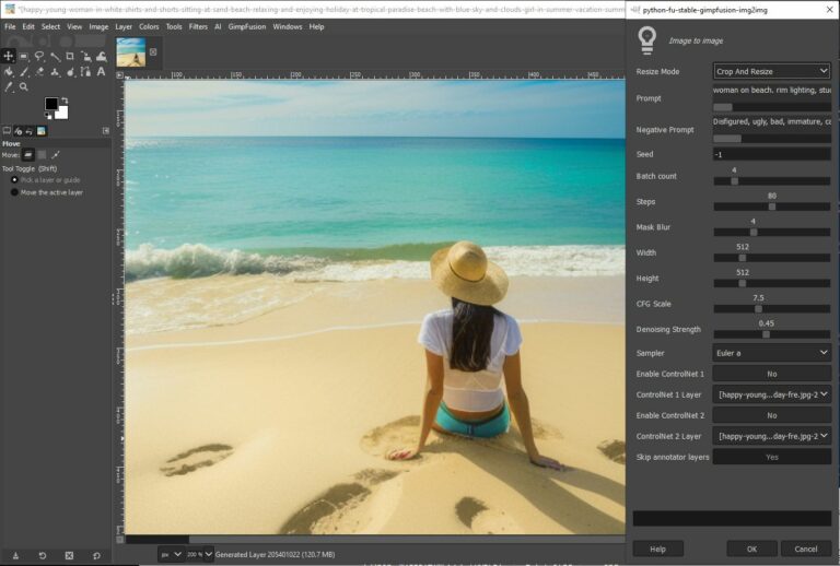 GIMP Stable Diffusion Integration – Open Creative Cloud