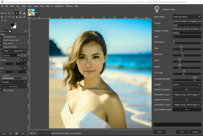 GIMP Stable Diffusion Integration – Open Creative Cloud